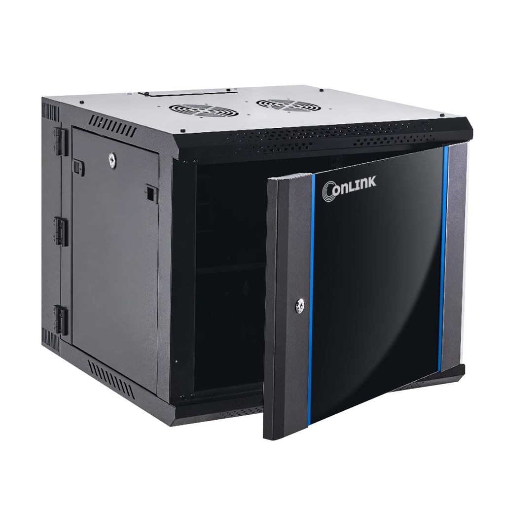 Rack de Pared Cerrado Abatible Onlink 6U 600x600x368mm con Puerta de ...